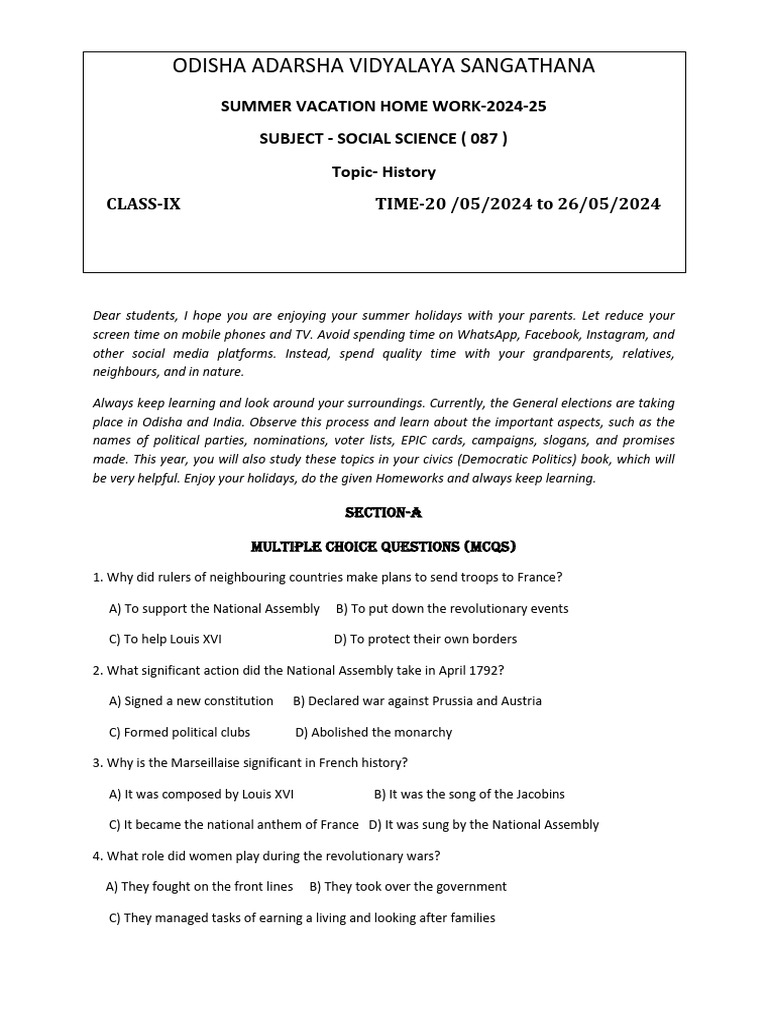 Class Ix SST | PDF | Abolitionism | Slavery