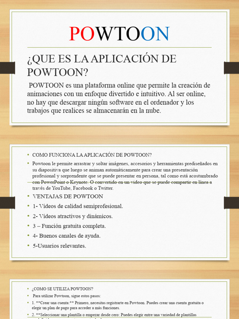 POWTOON | PDF | Microsoft PowerPoint | Software