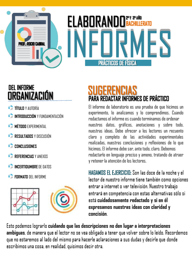 Guía de Informes de Física para Bachillerato | PDF | Experimentar ...