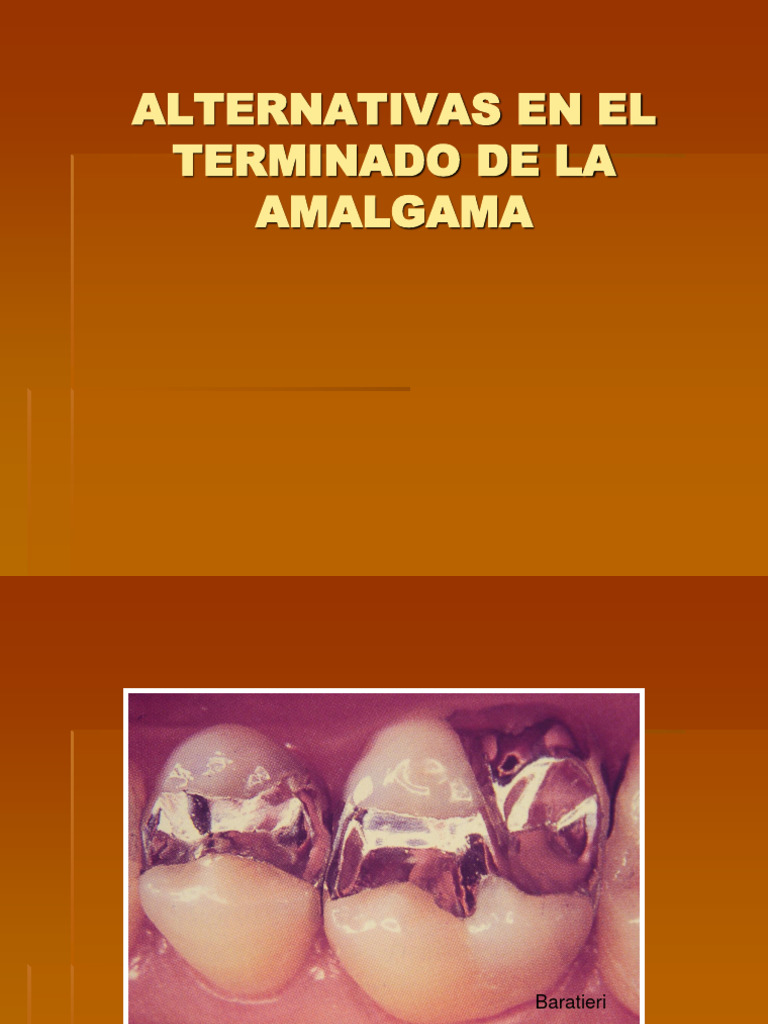 Técnicas de Pulido de Amalgama | PDF | Compuestos químicos | Conjuntos ...