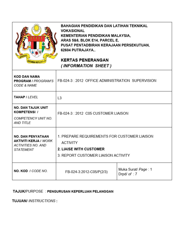 Kertas Penerangan C05 Cu2 | PDF