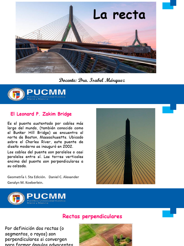 UNIDAD II. LA RECTA | PDF | Perpendicular | Ángulo