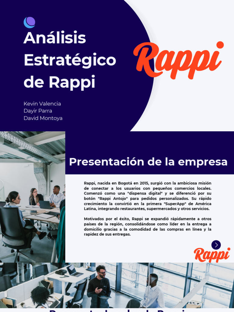 Análisis Estratégico de Rappi | PDF | Cliente | Comercio electrónico