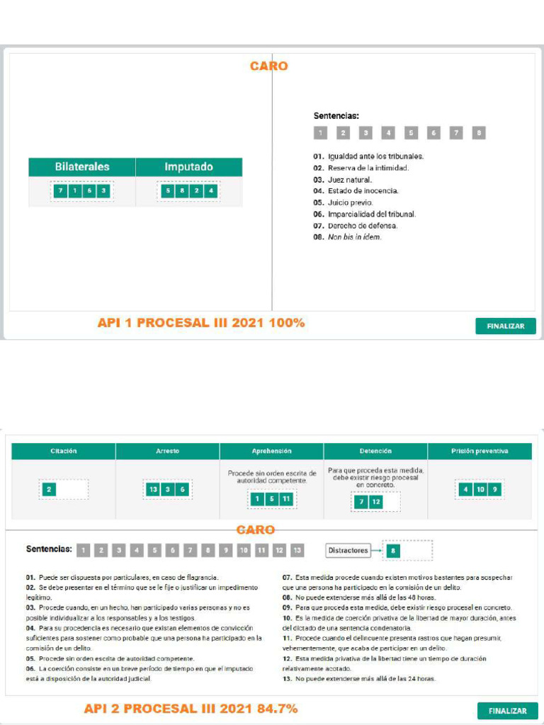 Apis Procesal III 2021 | PDF