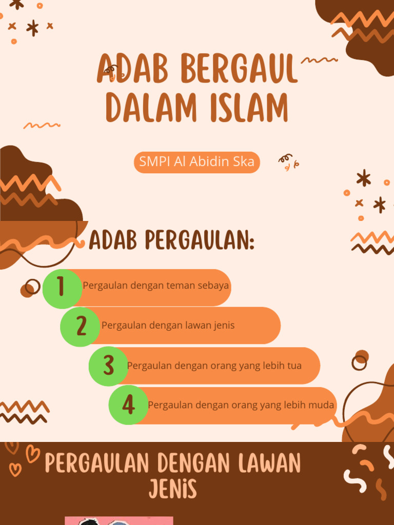 Adab Bergaul Dalam Islam | PDF
