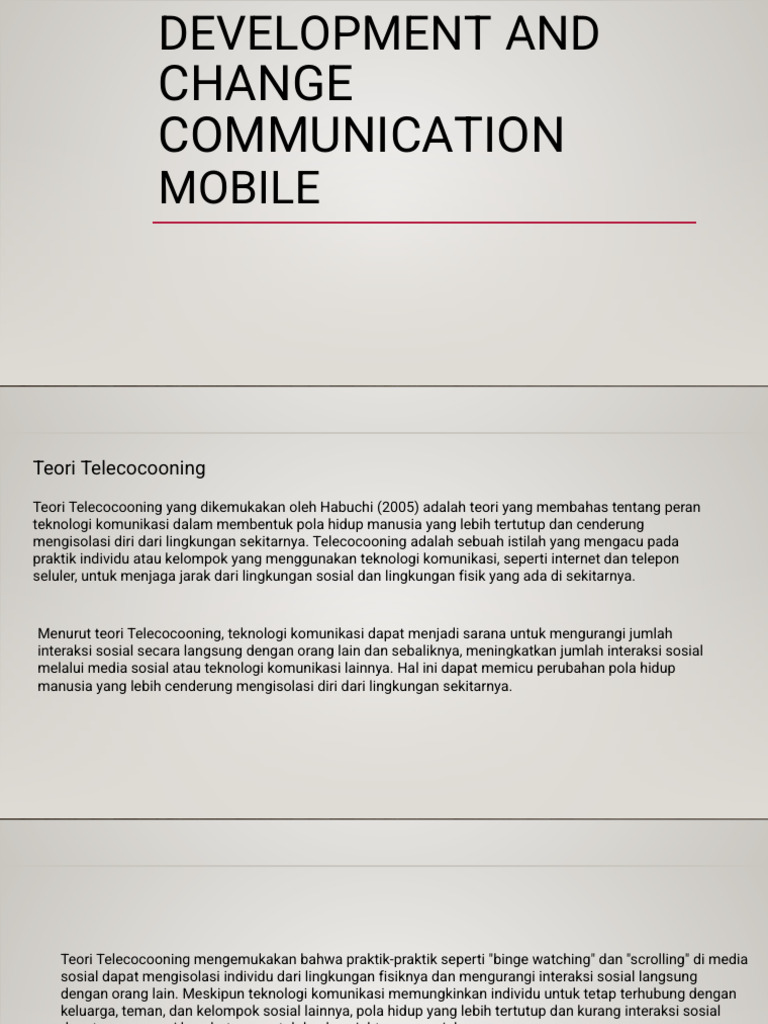 Pertemuan 5 Komunikasi Mobile | PDF