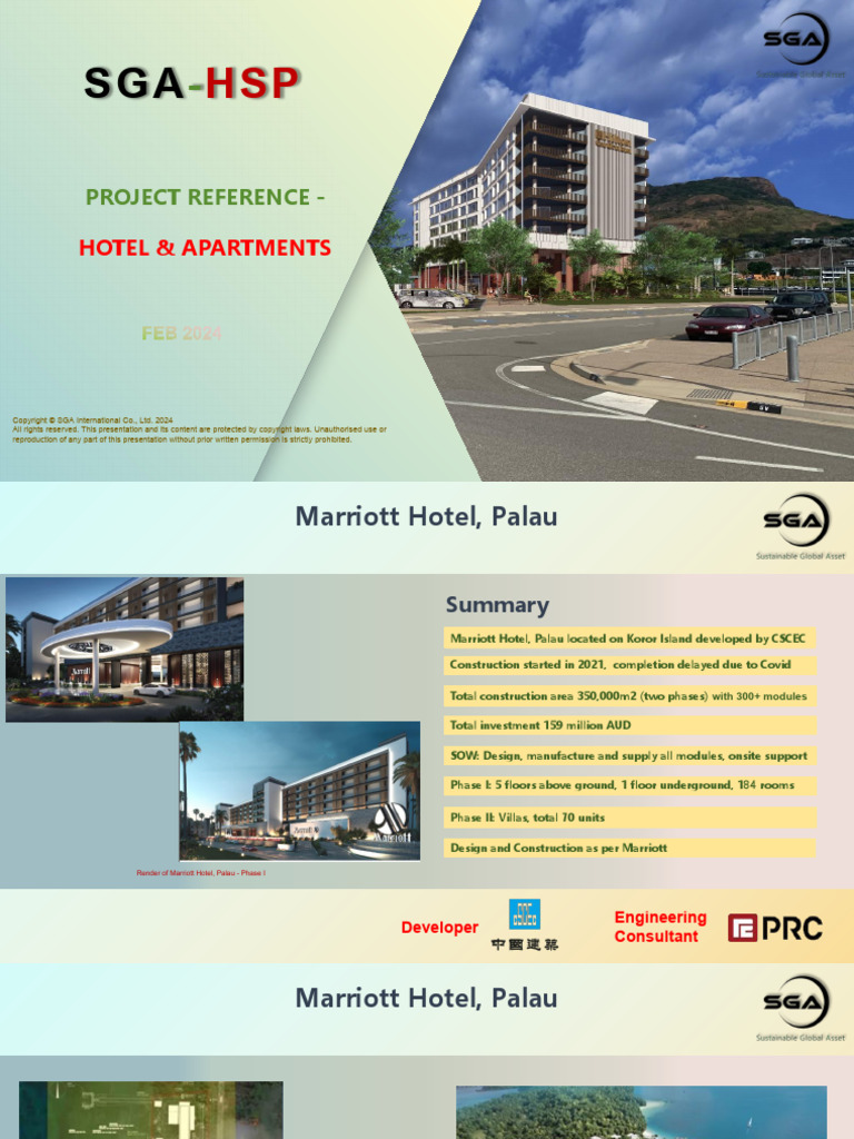 Sga-Hsp Hotel & Apartment Projects | PDF | Engineering | Buildings And Structures