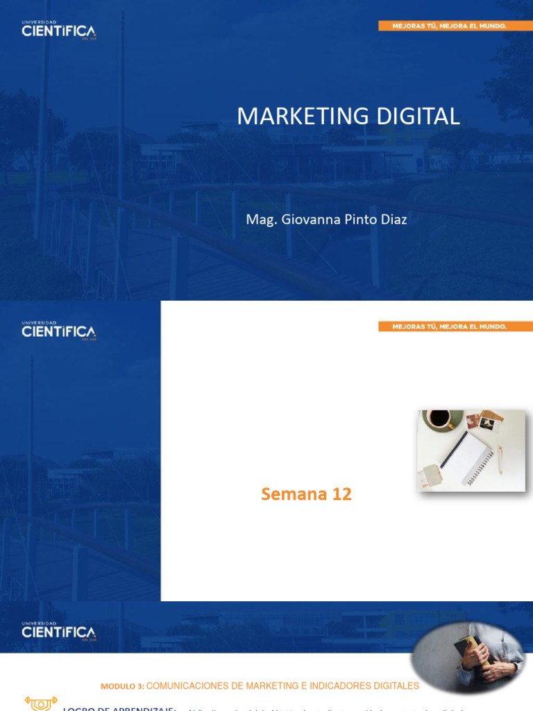 PPT12 - Marketing Digital Pre Grado | PDF | Blog | Chat en linea