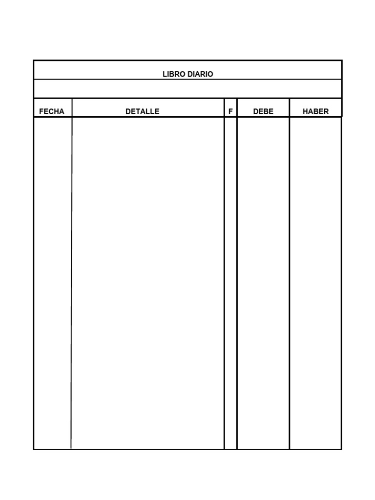 Aformato Libro Diario | PDF