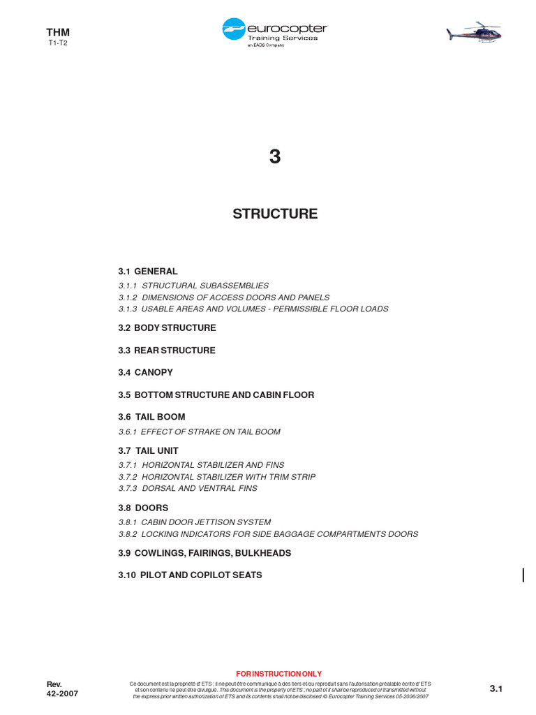 03 Structure | PDF | Empennage | Helicopter Rotor