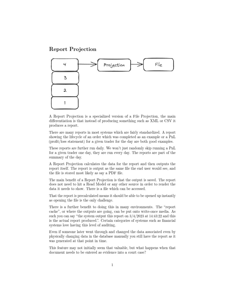 Report Projection | PDF | Computer File | Information Science