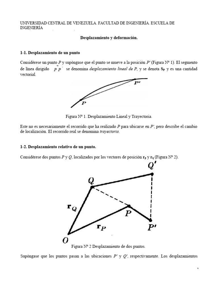 desplazamiento y deformación2 | PDF | Mecánica de Medios Continuos ...