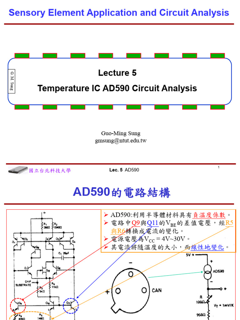 Sensors A05 TemperatureAD590 | PDF