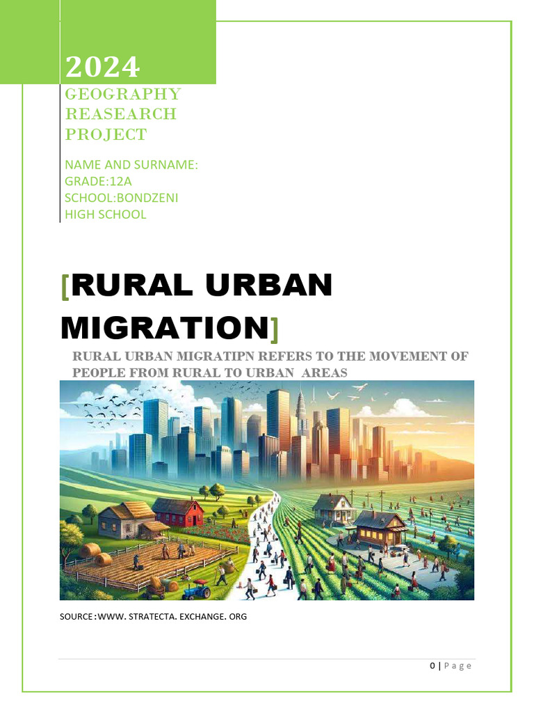 RURAL URBAN MIGRATION (Autosaved) ( (Autosaved-311070473053615088 ...