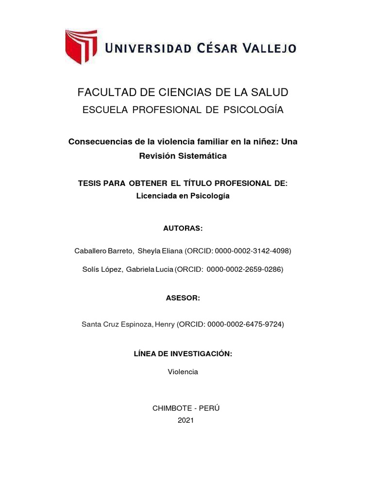 Caballero BSE-Solis LGL-SD | PDF | Violencia doméstica | Violencia