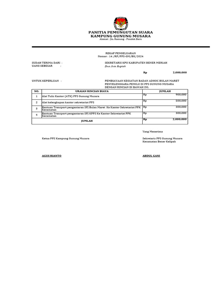 Gunung Musara Bulan Maret | PDF