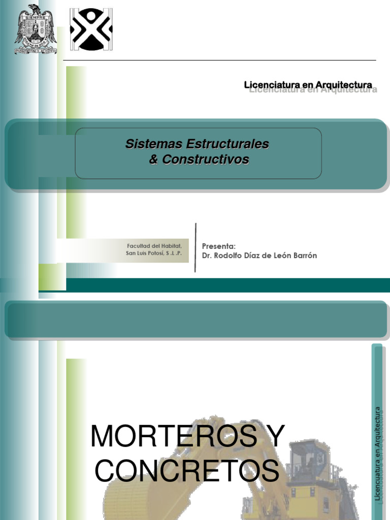 Morteros y Concretos: Guía Completa | PDF | Hormigón | Mortero ...