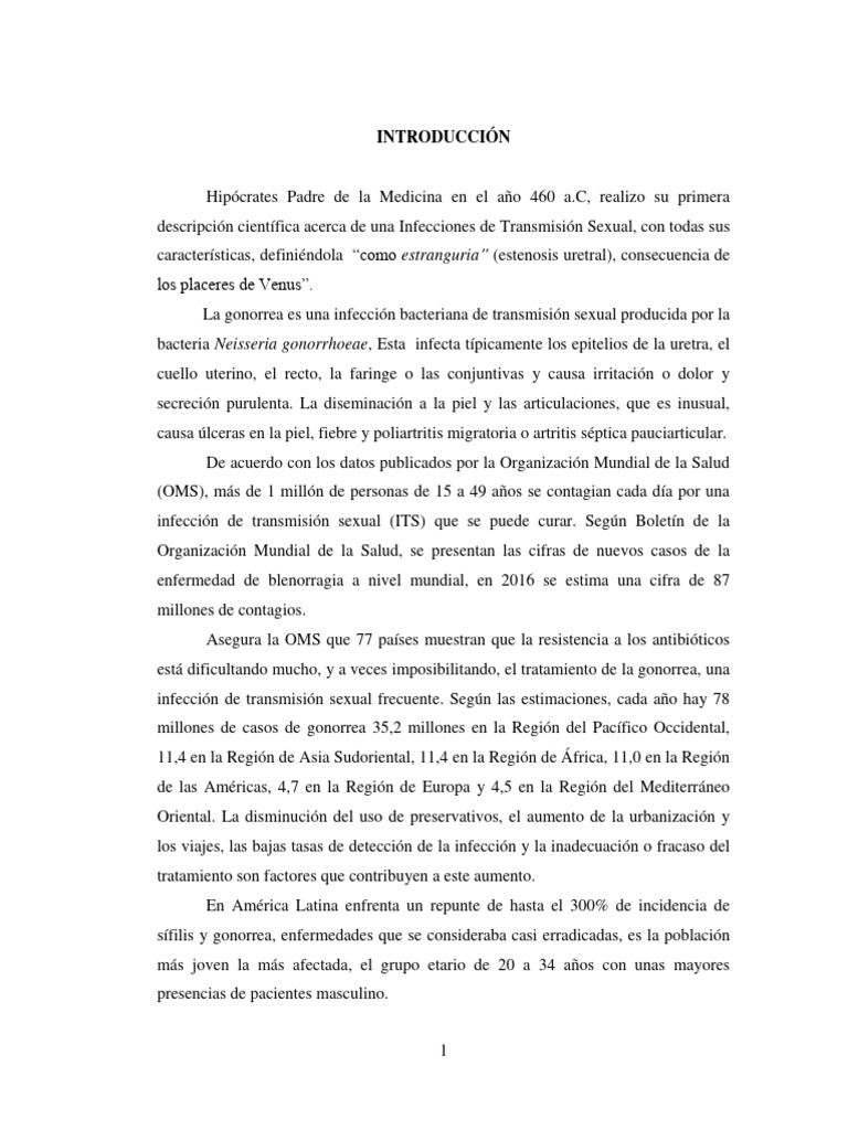 Contenido Teg Blenorragia | Descargar gratis PDF | Infección ...