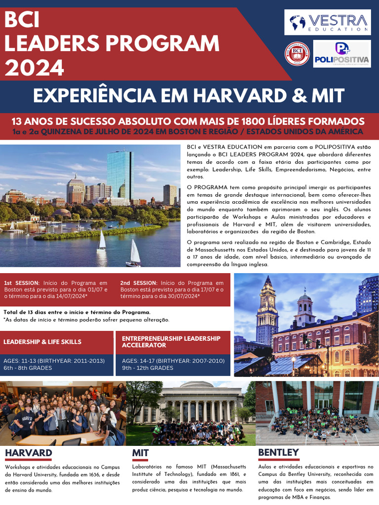 Brochura-polipositiva Bci Leaders Program 2024 | PDF | Boston ...