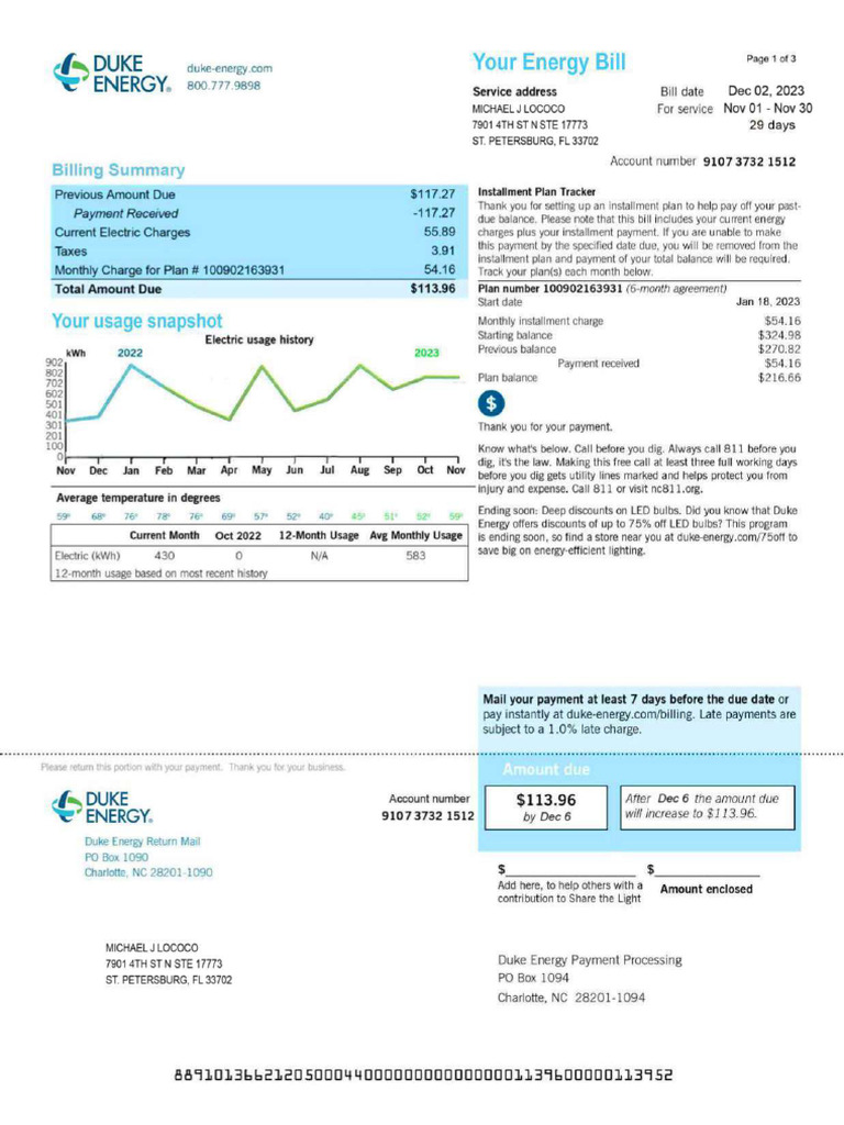 Duke Energy ML1 | PDF