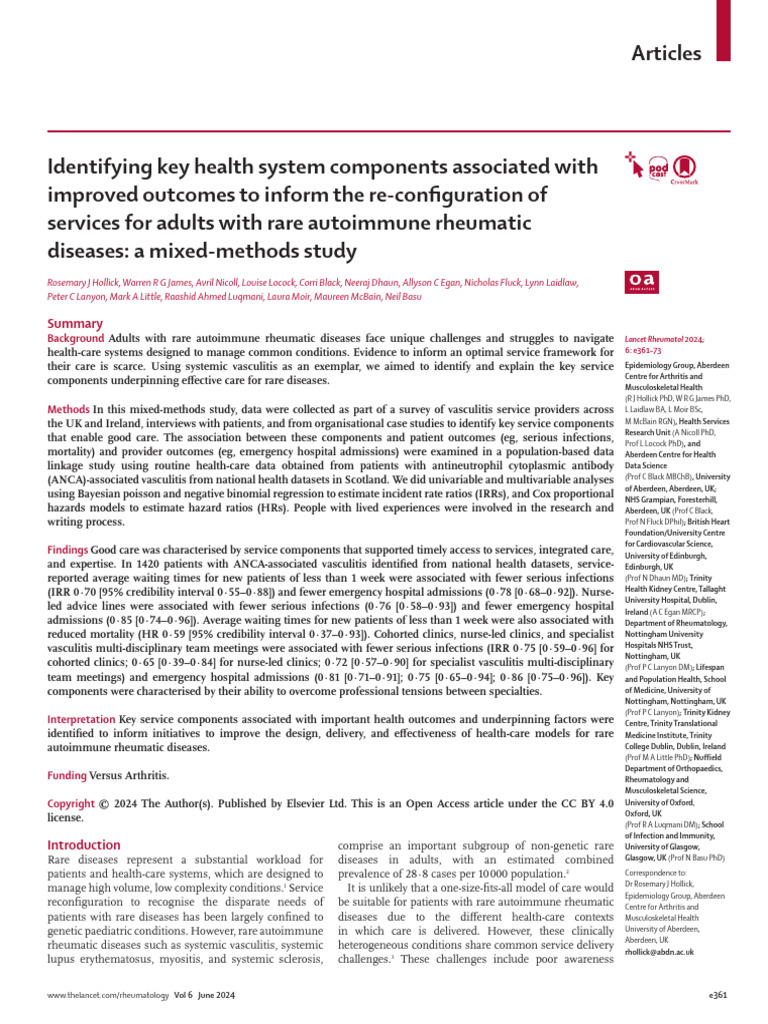 Identifying Key Health System Components Associate | PDF | Health Care ...