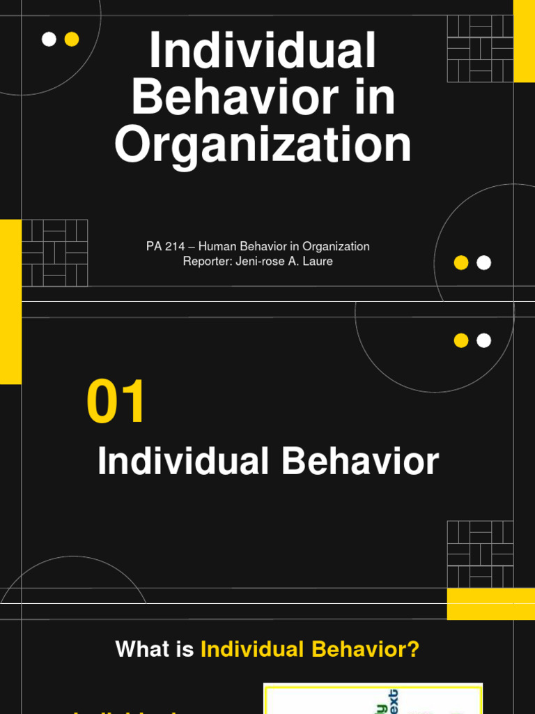 Factors Influencing Individual Behavior | PDF | Motivational | Motivation