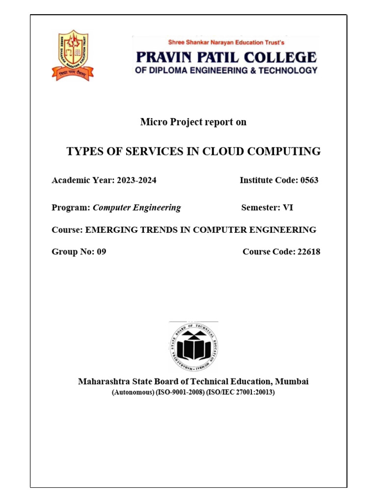Eti Microproject (Nitin, Babu) | PDF | Cloud Computing | Platform As A Service