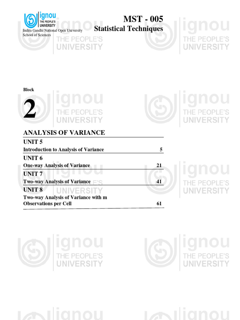 Introduction | PDF | Errors And Residuals | Analysis Of Variance