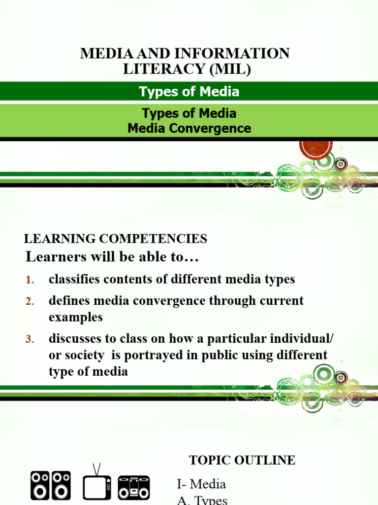 Lesson 4 Types of Media | PDF | Mass Media | Broadcasting