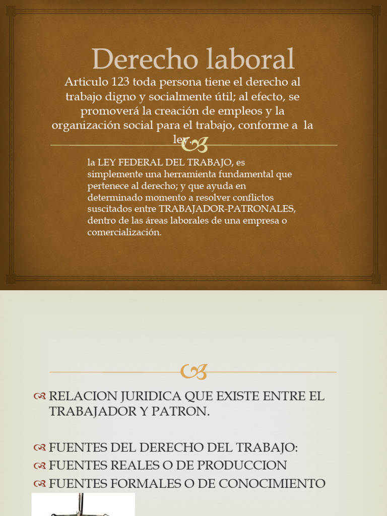 Derecho laboral | PDF | Salario | Derecho laboral