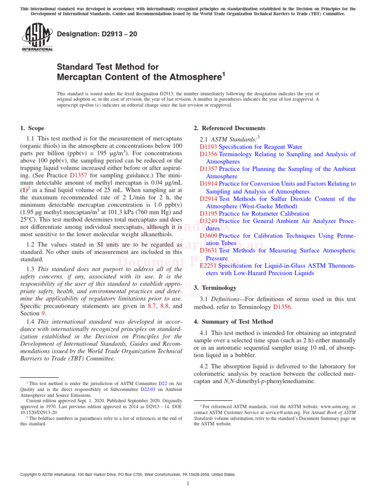 ASTM-D2913-20 | PDF | Nitric Acid | Calibration