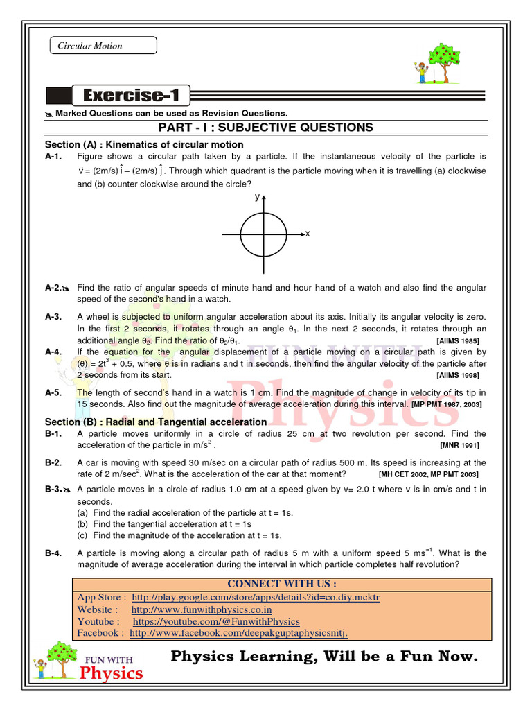 Circular Motion | PDF | Acceleration | Velocity