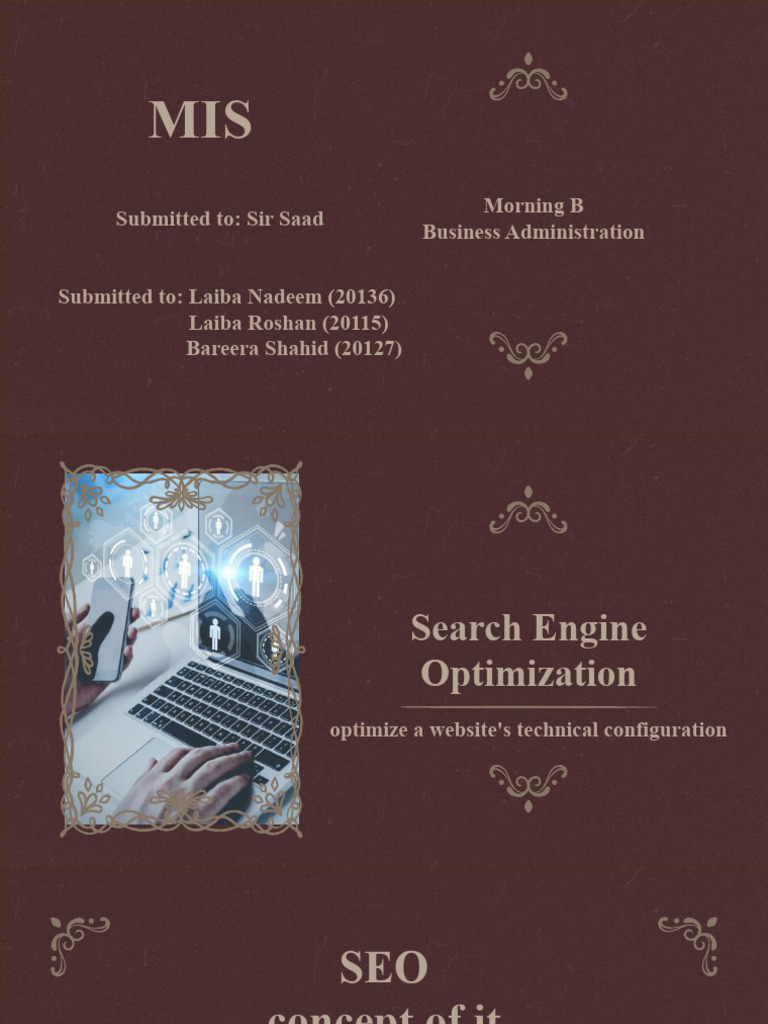 Submitted To: Sir Saad Morning B Business Administration | Download Free PDF | Search Engine ...