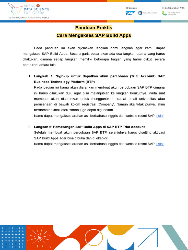 Panduan Praktis Cara Mengakses SAP Build Apps | PDF