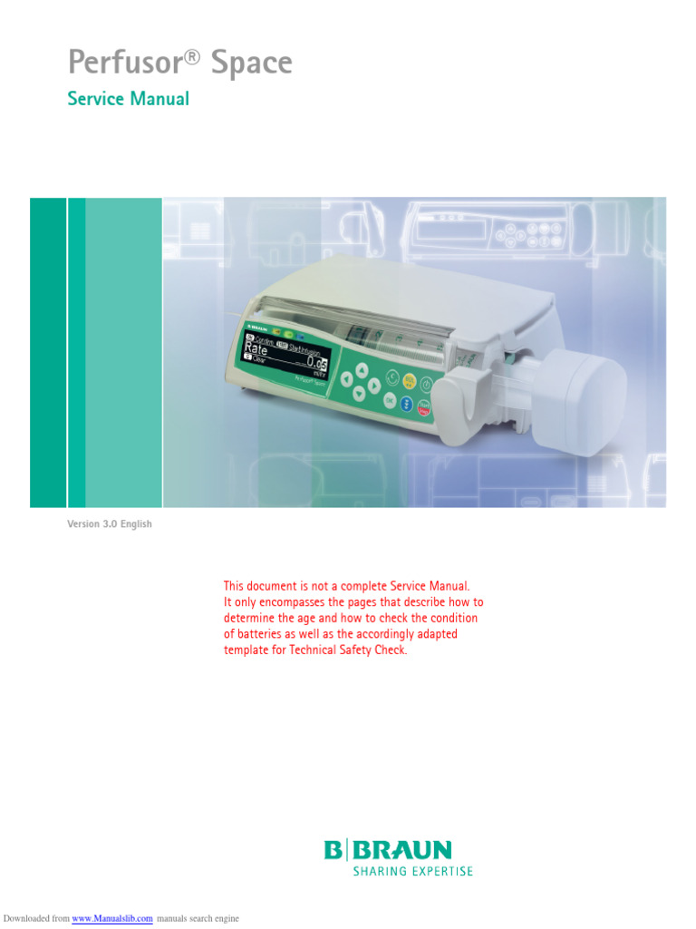 Perfusor Space | Download Free PDF | Syringe | Electrical Engineering