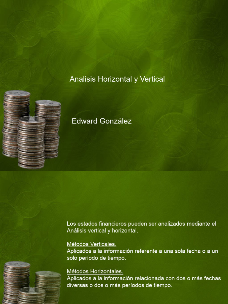 Analisis Horizontal y Vertical | Descargar gratis PDF | Porcentaje ...