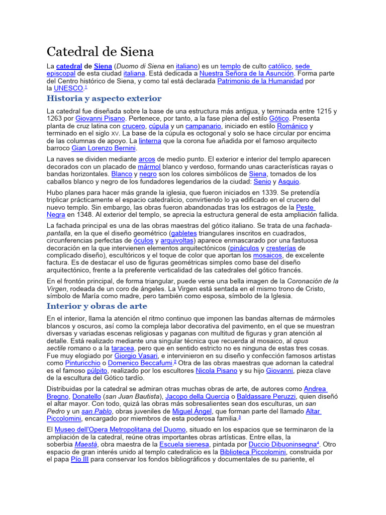 Catedral de Siena | PDF