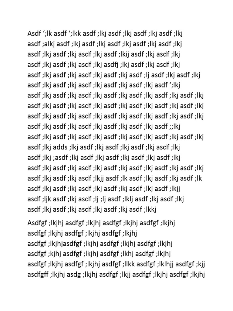 English Typing | PDF