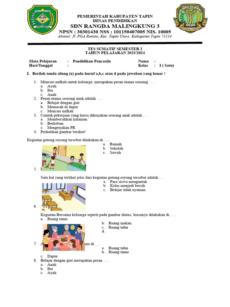 Sumatif Pendidikan Pancasila 2 | PDF