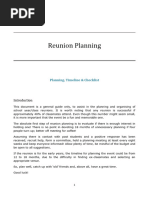 Class Reunion - Checklist | PDF | Career & Growth | Business