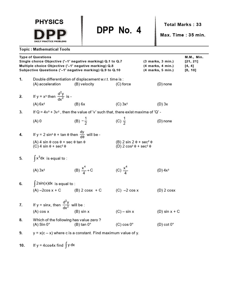Mathematical Tools | PDF | Quantity | Applied And Interdisciplinary Physics
