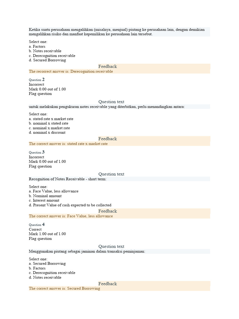 KJ Akm Quiz 10 | PDF | Money | Economies
