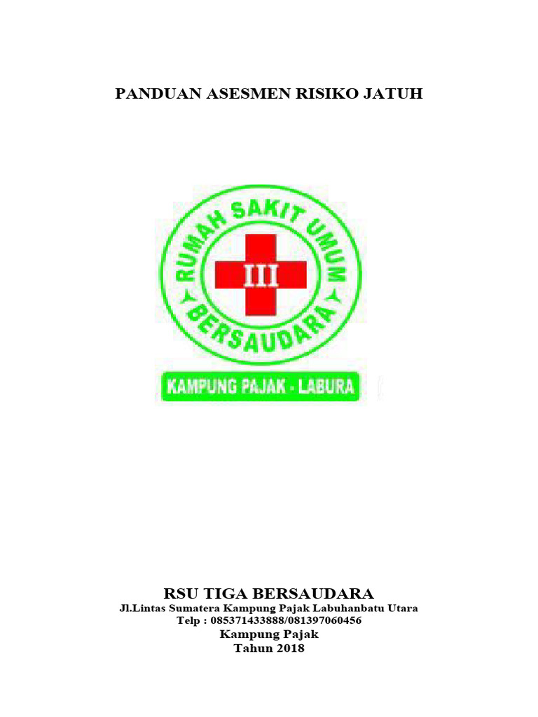 Panduan Asesmen Risiko Jatuh RS X | PDF