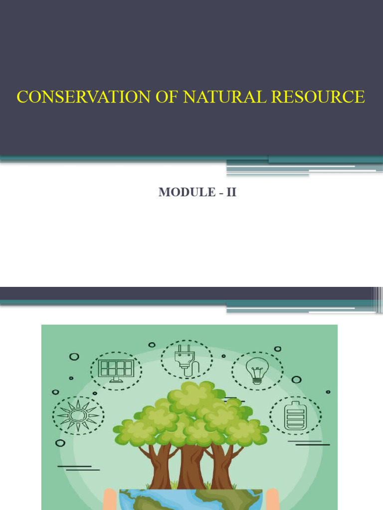 Conservation of Natural Resource | PDF | Conservation Biology ...