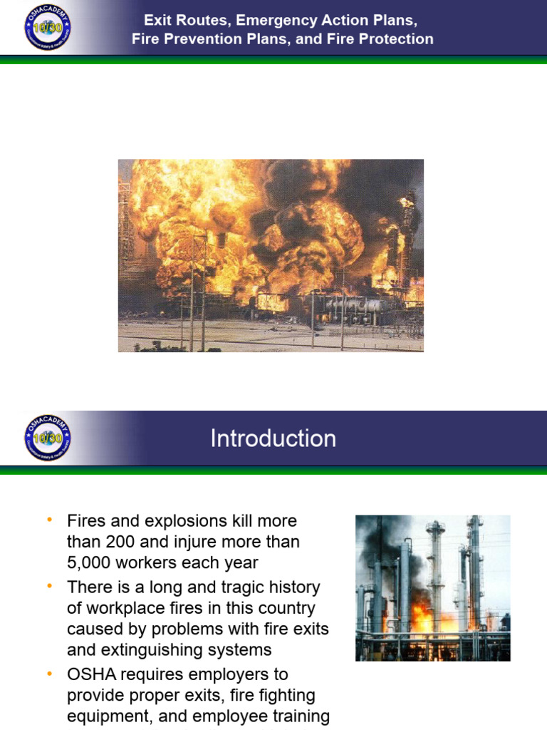 Egress Fire Prevention Plan | PDF | Public Safety | Combustion