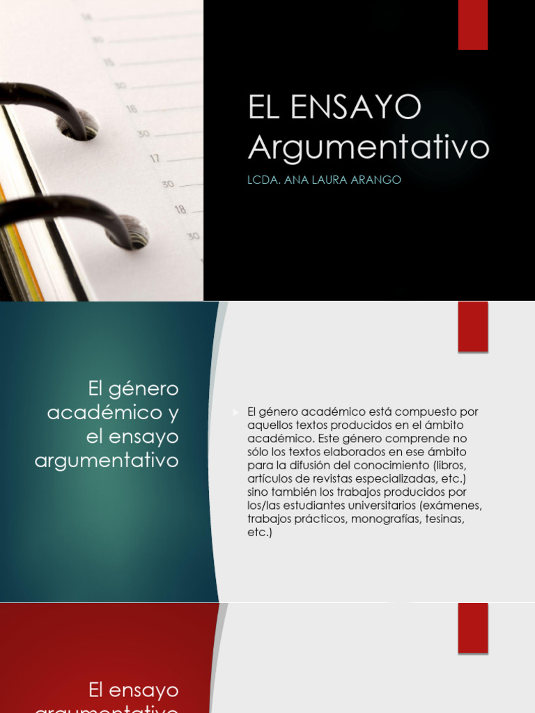 Guía Completa del Ensayo Argumentativo | PDF | Ensayos
