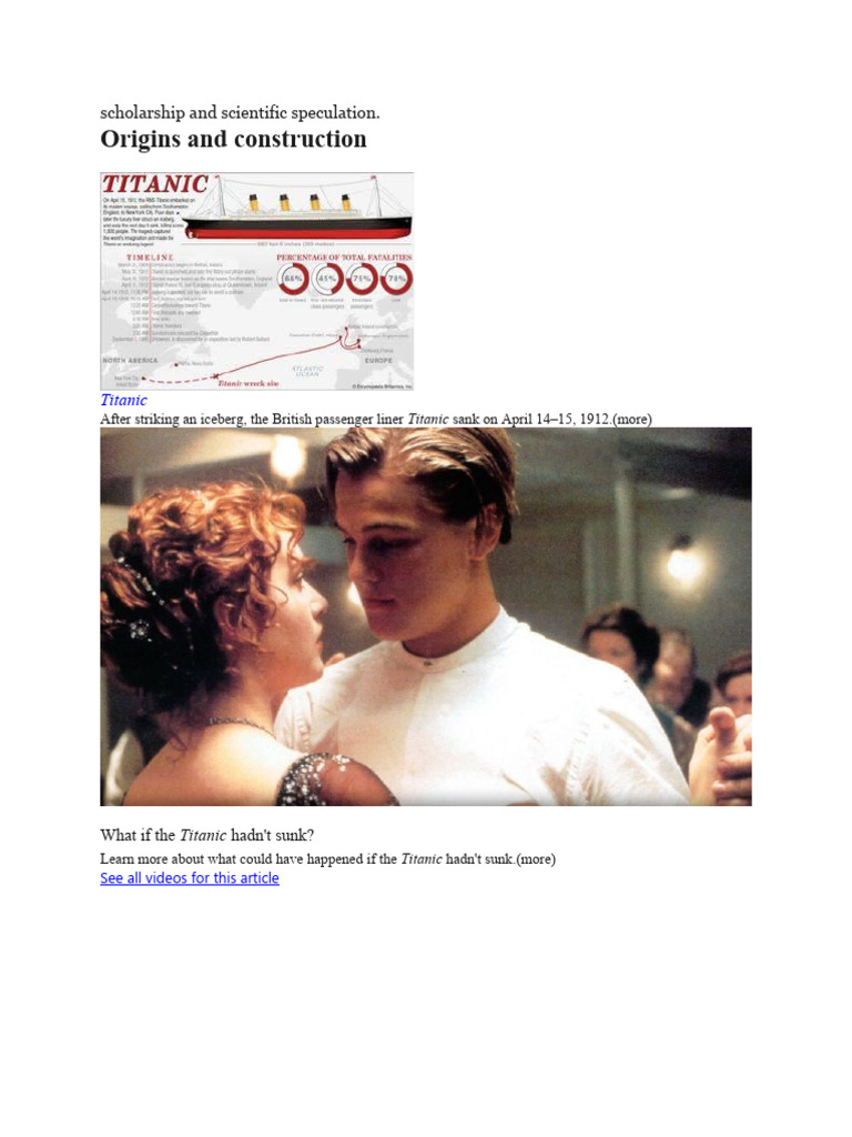 Final Project | PDF | White Star Line | Ocean Liners