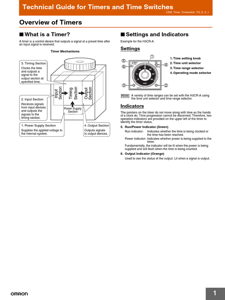 Timer Timeswitch TG e 2 1 1-3 (Classifications) | PDF | Power Supply ...