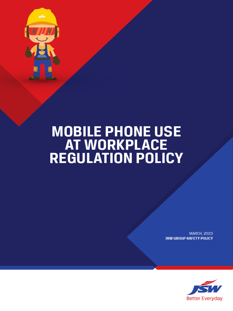 Mobile Phone Use at Workplace - Regulation Policy | PDF | Smartphone ...
