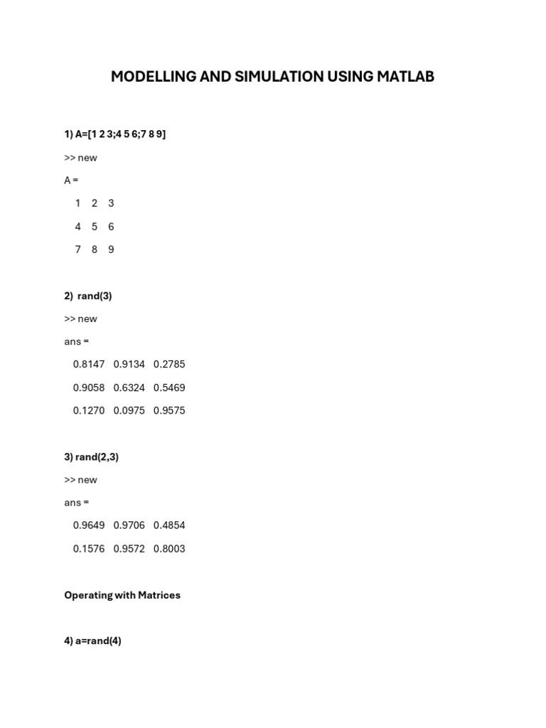 Matlab File | Download Free PDF | Control Flow | Function (Mathematics)